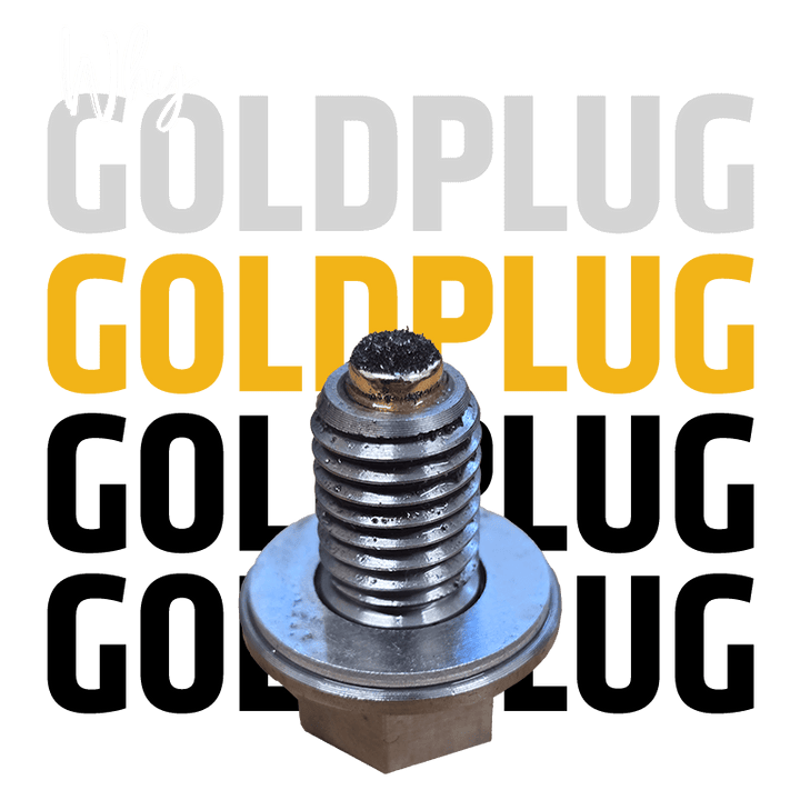 GoldPlug® Magnetic Drain Plugs – 12,000+ Gauss Engine Protection – Gold ...